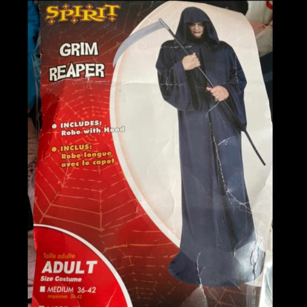 Spirit Halloween Grim Reaper Robe - Gem